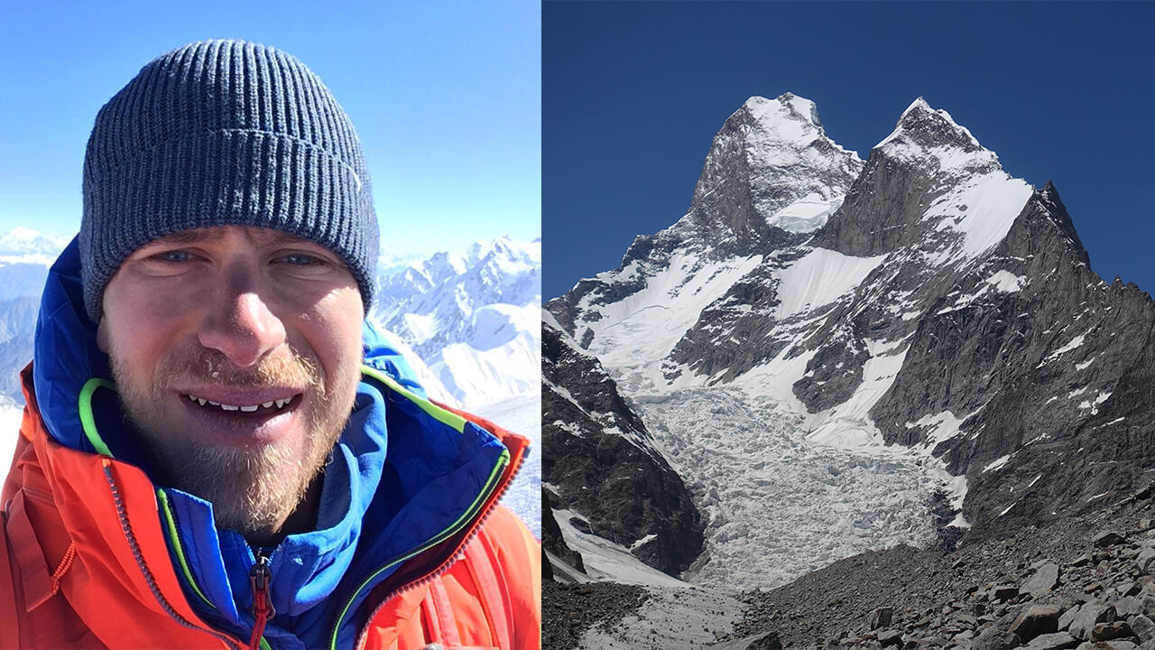 After their first ascent of Black Tooth in the Karakoram, Simon Messner ...